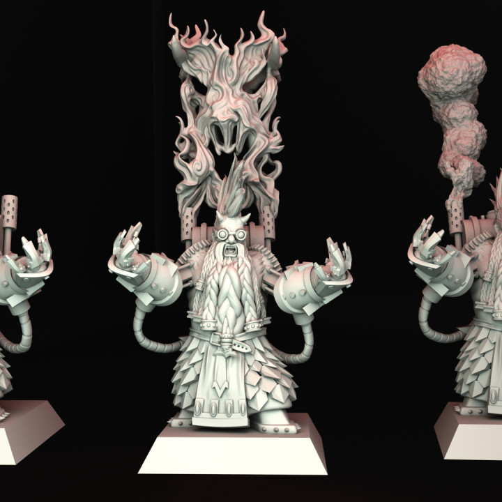 3D Printable Infernal Dwarf Engineer by Raven Twin Miniatures