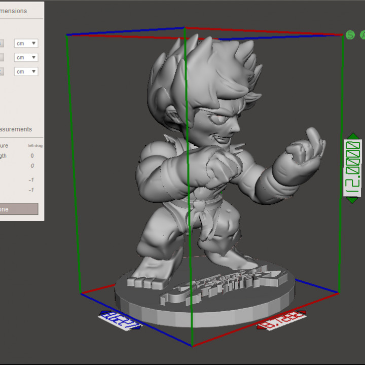 3D Printable STREET FIGHTER - CHIBI KEN by Juan Imfeld