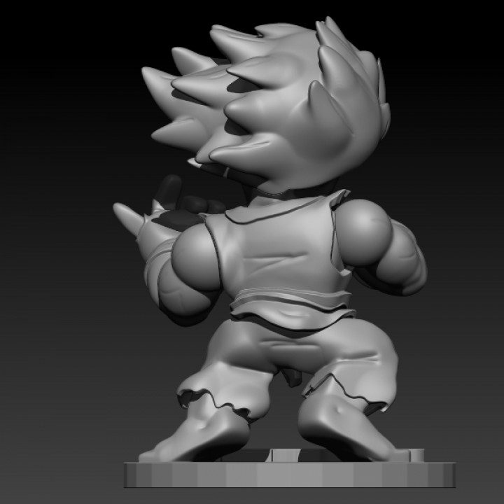 3D Printable STREET FIGHTER - CHIBI KEN by Juan Imfeld