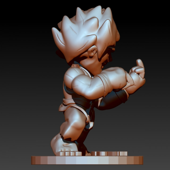 3D Printable STREET FIGHTER - CHIBI KEN by Juan Imfeld
