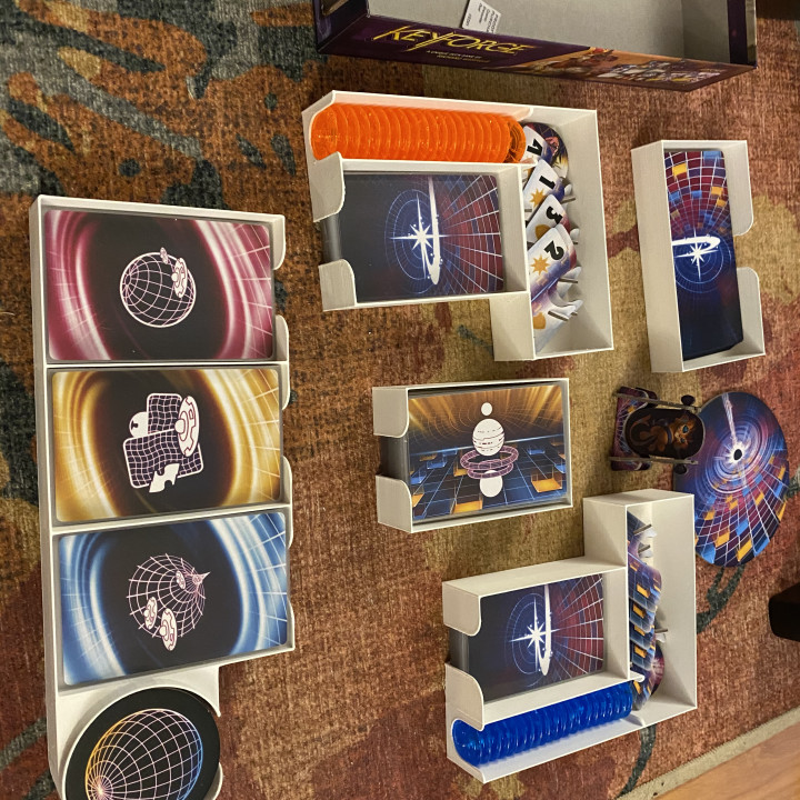 3D Printable Cosmic Encounter Duel Insert by Ed Vreeland