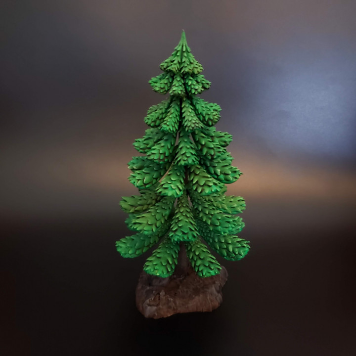 3D Printable Pine Trees by Geektopia Games