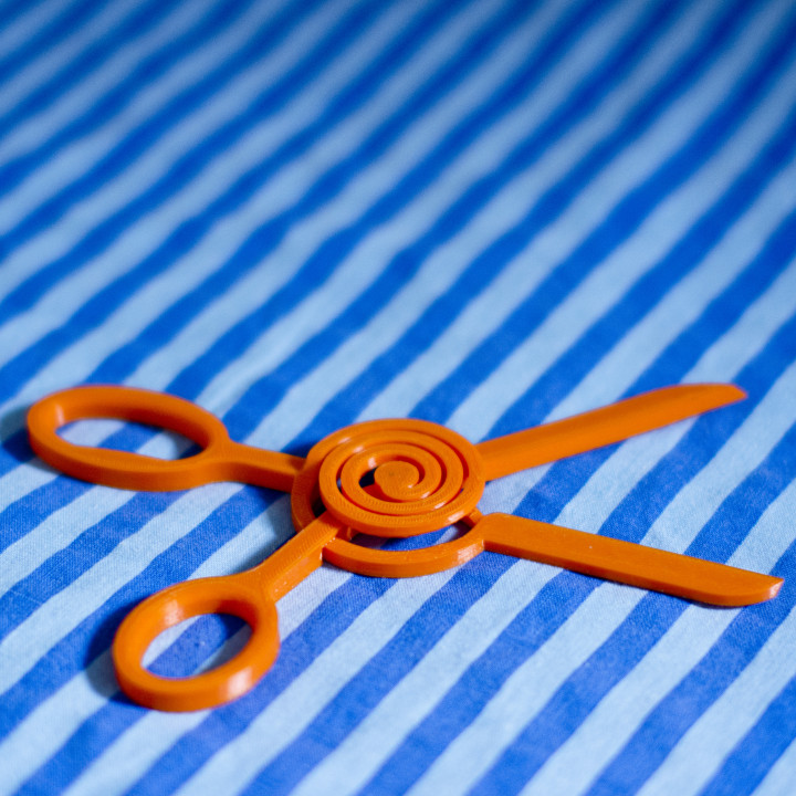 3D Printable Compliant scissors by Bart van der Westerlaken