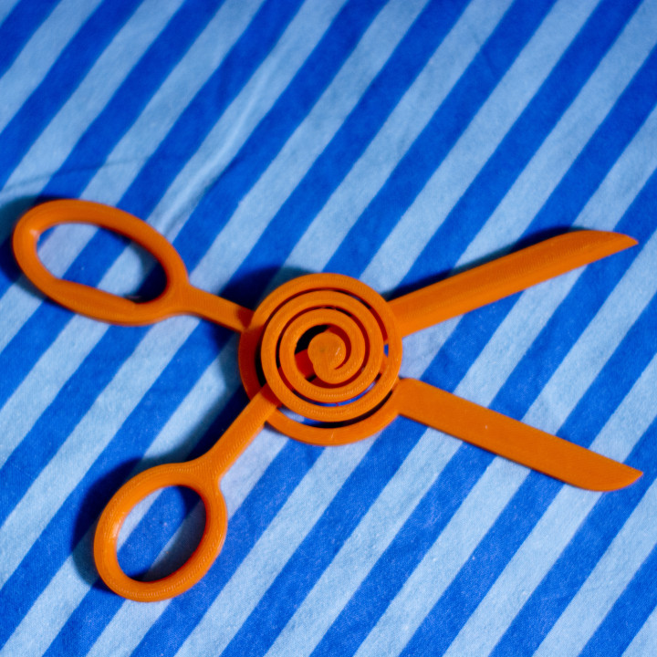 3D Printable Compliant scissors by Bart van der Westerlaken