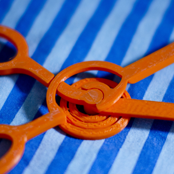 3D Printable Compliant scissors by Bart van der Westerlaken