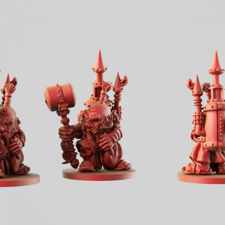 3D Printable Steam dwarf by Crosslances
