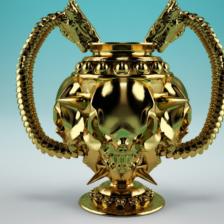 3D Printable Fantasy Cup by Crosslances