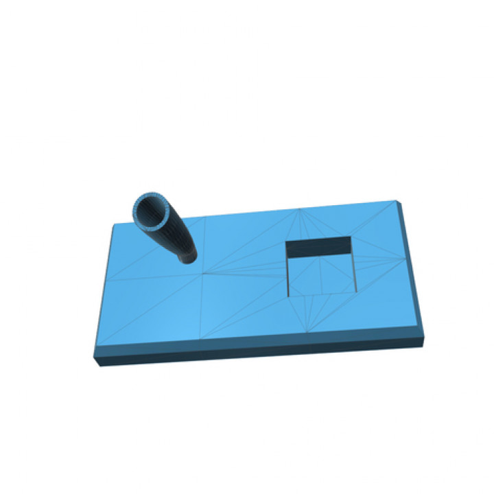 3D Printable quill stand with ink holder, without signature by William ...