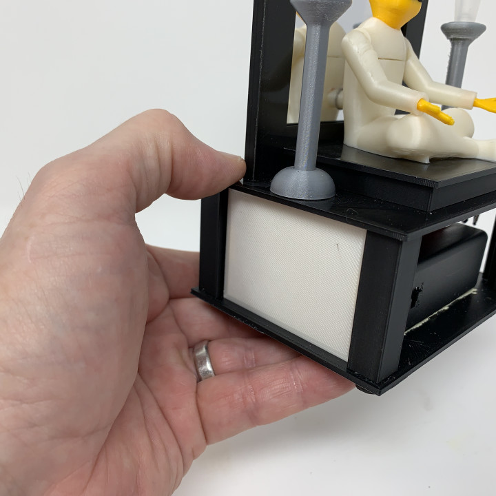 3D Printable Levitation, a 3D Printed Automaton Illusion. by Greg Zumwalt