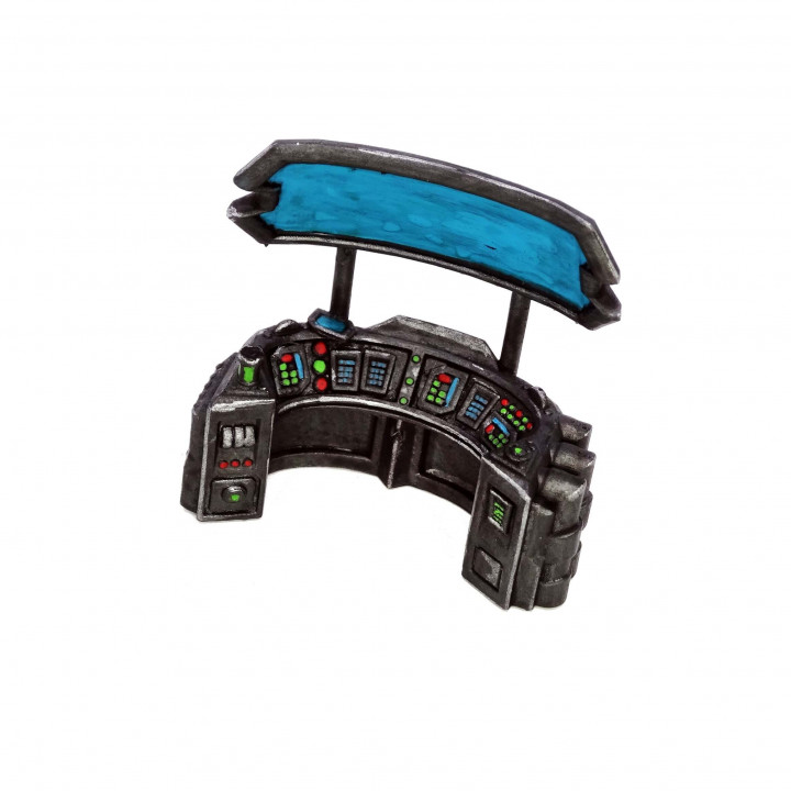 3D Printable Computer interface with over head display + variants and ...