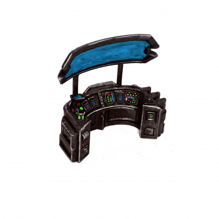 3D Printable Computer interface with over head display + variants and ...