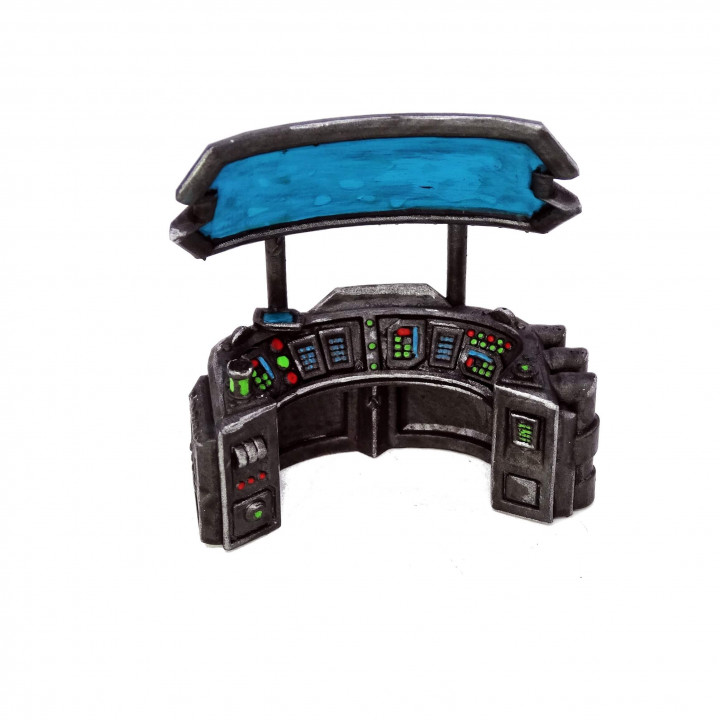 3D Printable Computer interface with over head display + variants and ...