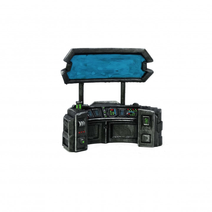 3D Printable Computer interface with over head display + variants and ...