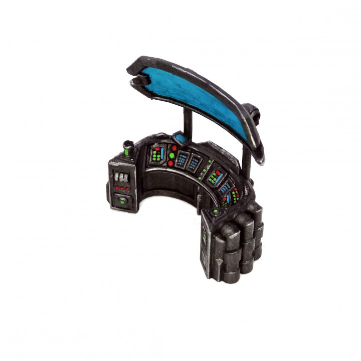 3D Printable Computer interface with over head display + variants and ...