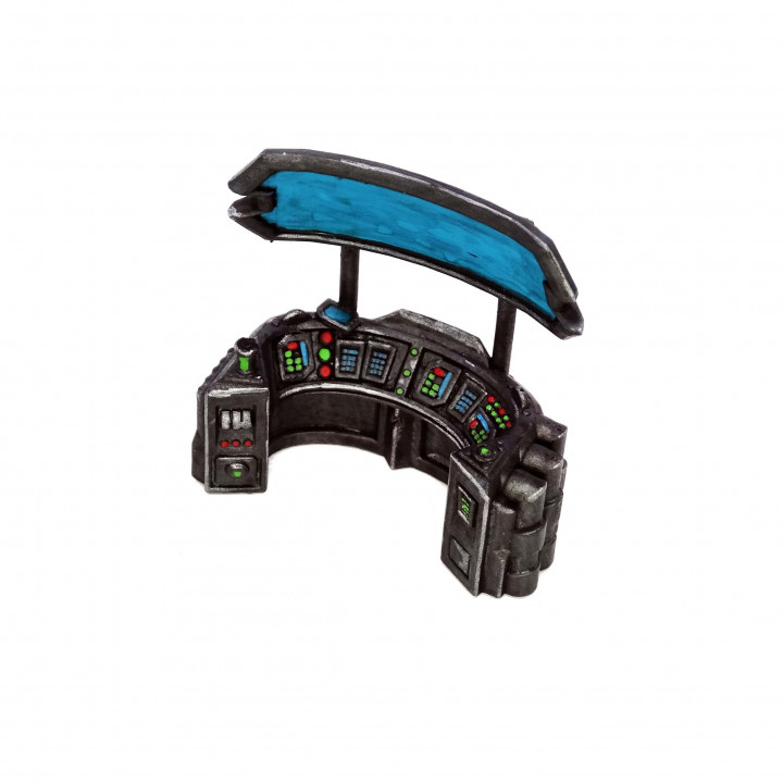 3D Printable Computer interface with over head display + variants and ...