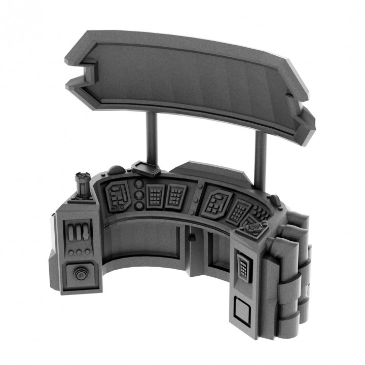 3D Printable Computer interface with over head display + variants and ...