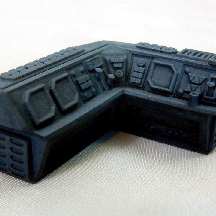 3D Printable Computer interface with over head display + variants and ...