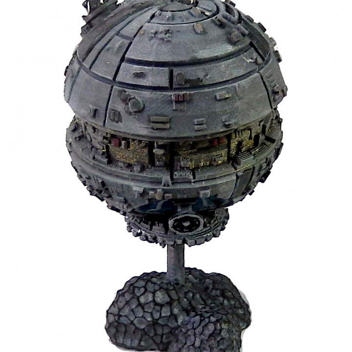 3D Printable Doom sphere space station/star ship by Lex Addams