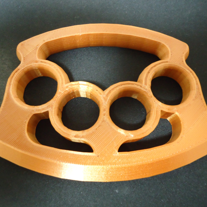 3D Printable Ax Blade Knuckle Duster by Shidou_Industries