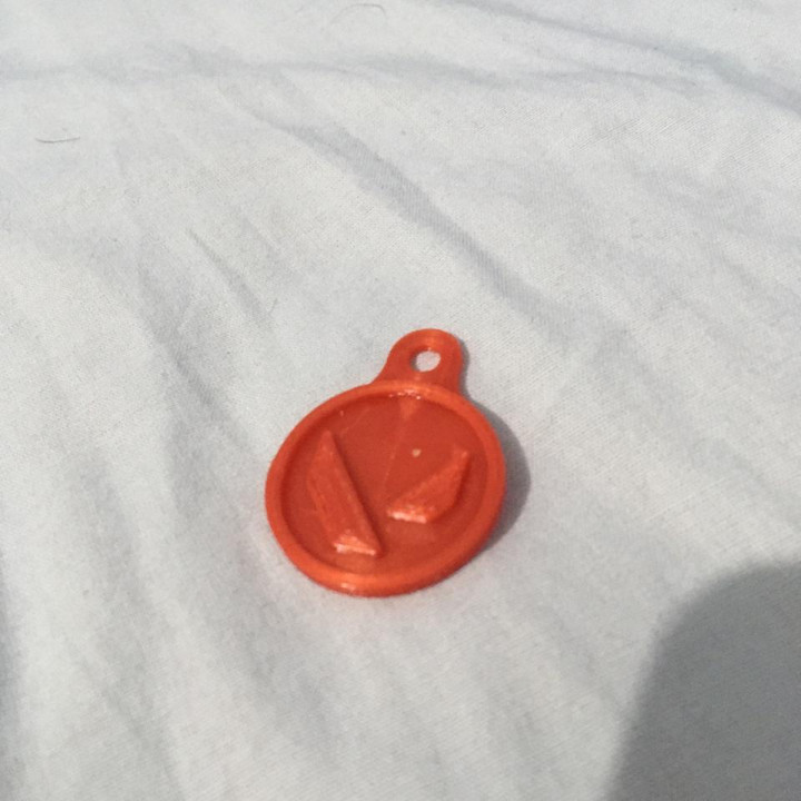 3D Printable VALORANT Keychain by Bruno Alex Scarrow