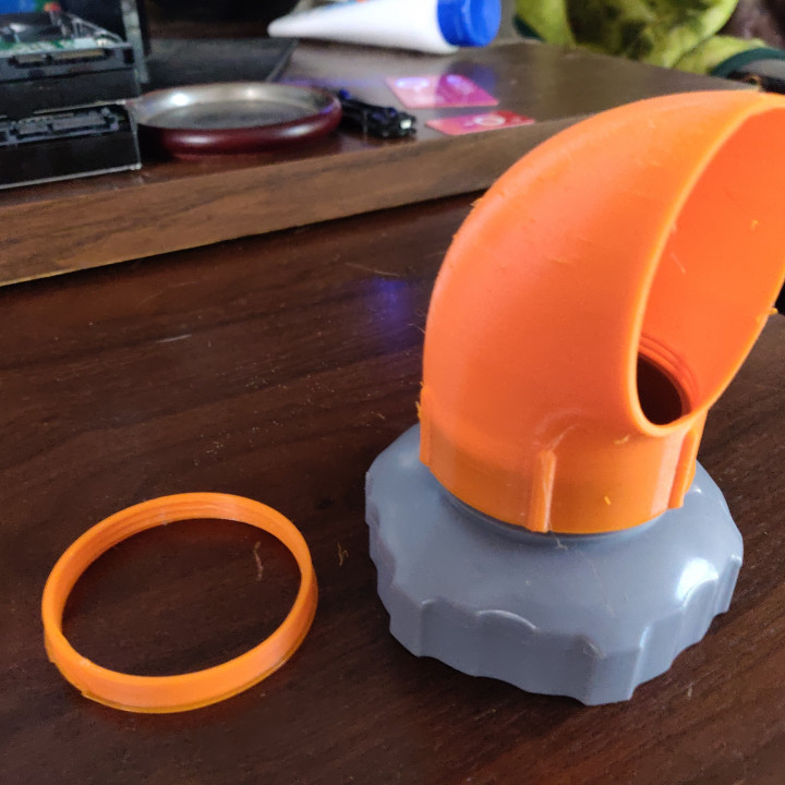 3D Printable Intex Right Angle Nozzle Adapter for 40mm hoses/56mm ...