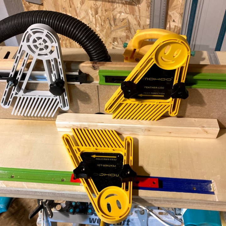 3D Printable Standard T-Slot Rail for Woodwork Tools by Guillaume C