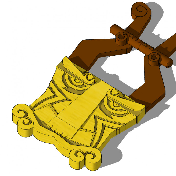 3D Printable Rito Harp by Skookum Props