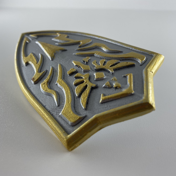 3D Printable Large Royal Shield/Royal Guard's Shield: Legend Of Zelda ...