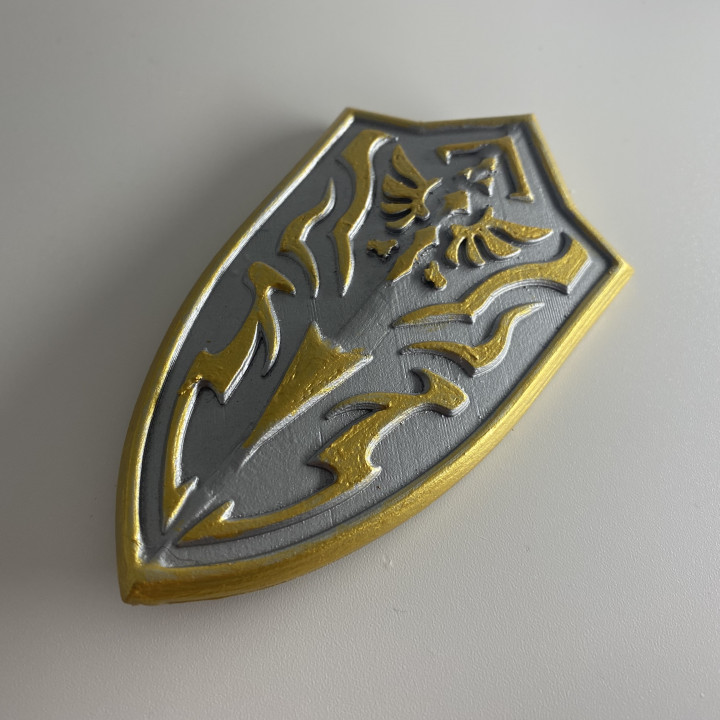 3D Printable Large Royal Shield/Royal Guard's Shield: Legend Of Zelda ...