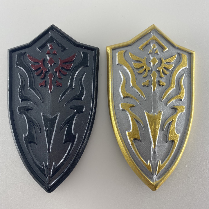 3D Printable Large Royal Shield/Royal Guard's Shield: Legend Of Zelda ...