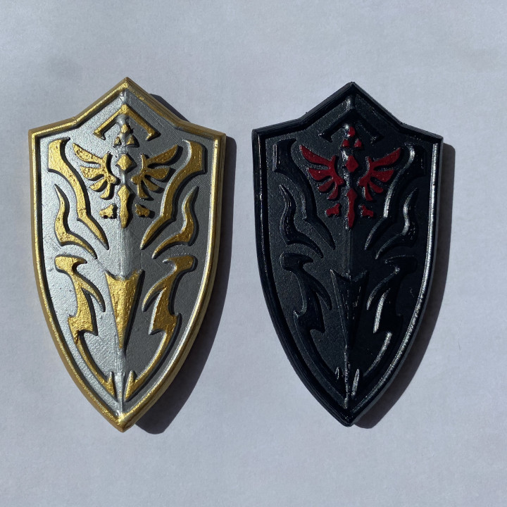 3D Printable Large Royal Shield/Royal Guard's Shield: Legend Of Zelda ...