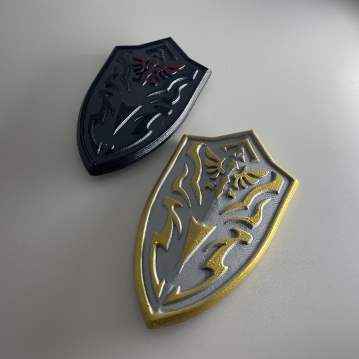 3D Printable Large Royal Shield/Royal Guard's Shield: Legend Of Zelda ...