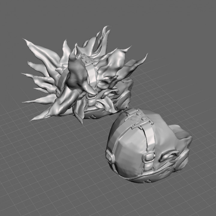 3D Printable Borderlands 3 Psycho Miniature Heads (Multiple Variants ...