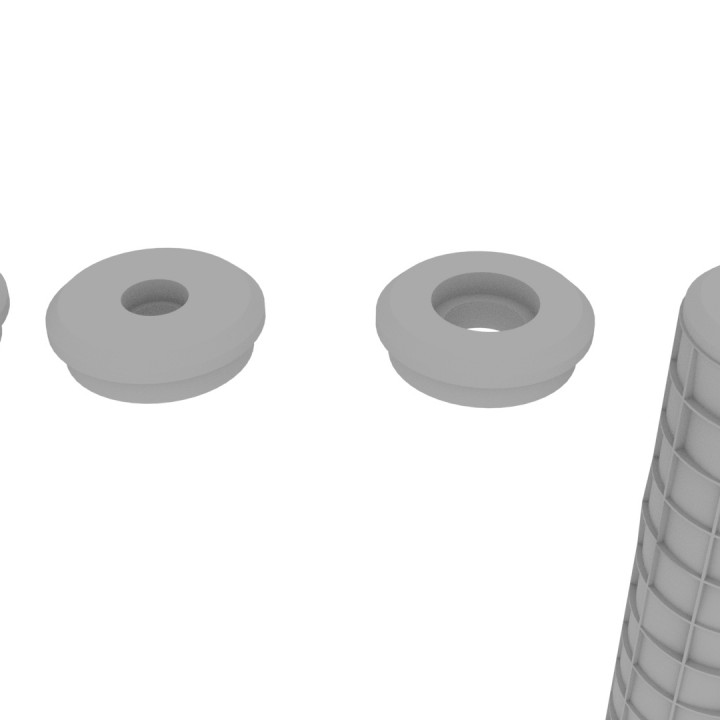 3D Printable A set of guides for my rolling pins by Martijn