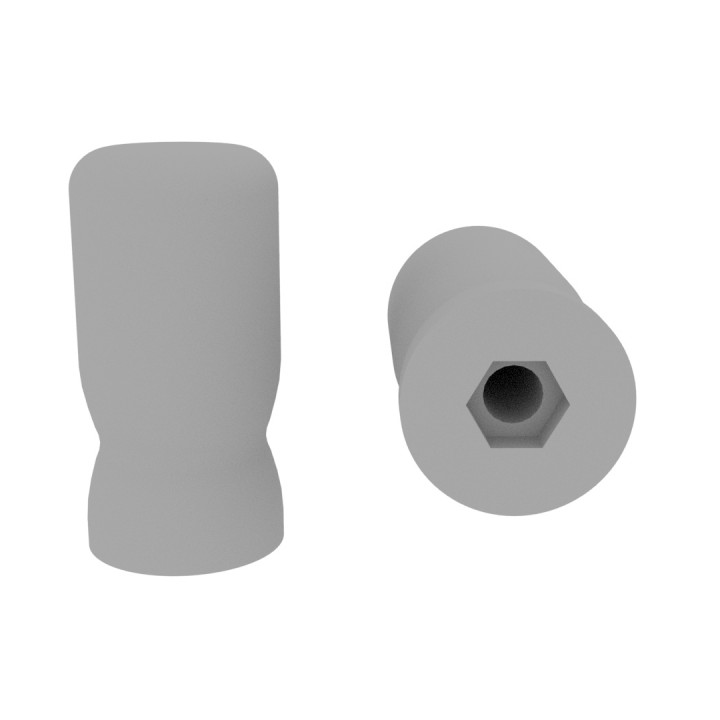 3D Printable A set of guides for my rolling pins by Martijn