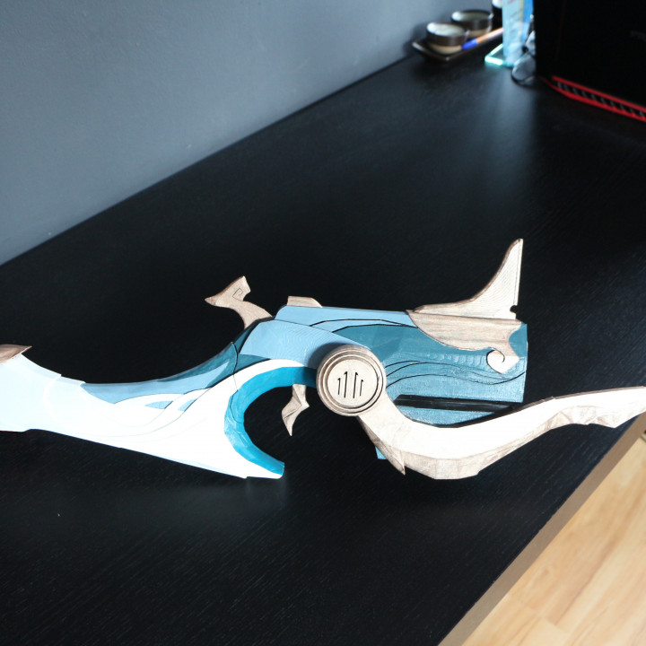 3D Printable Whisper, Jhin Gun from League of Legends by PLASTIKON 3D ...