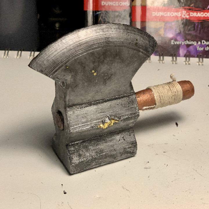 3D Printable Tiny Axe of the StormLord by Nicholas Wagner