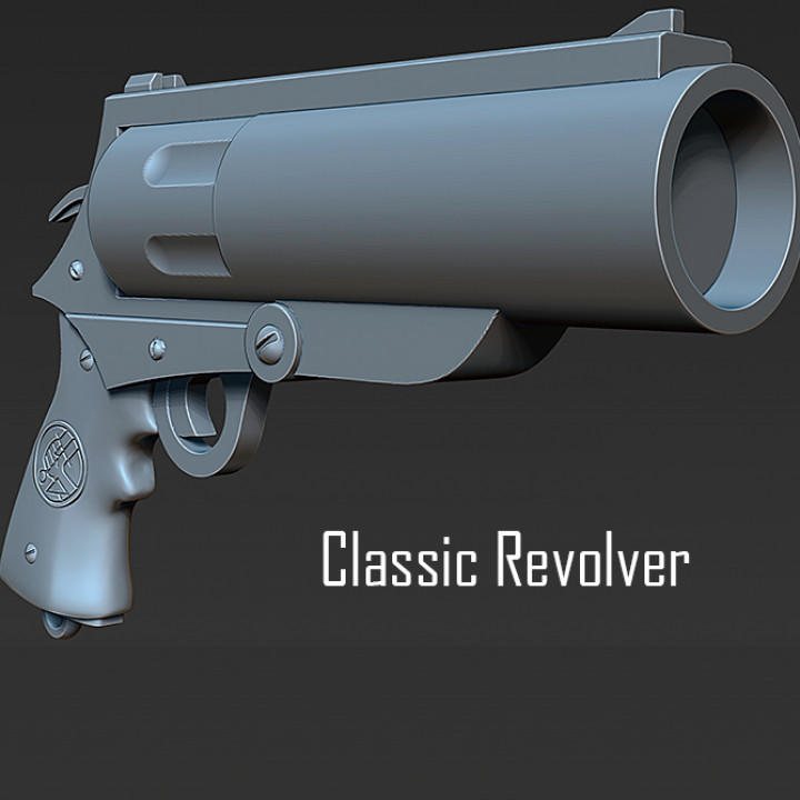 3D Printable Hellboy - Good Samaritan and Classic Revolver (FREE) by ...