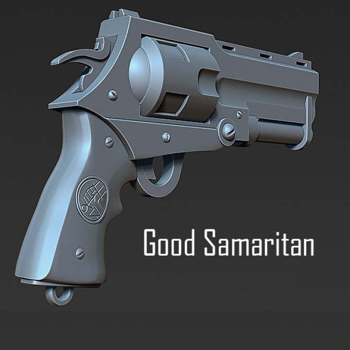 3D Printable Hellboy - Good Samaritan and Classic Revolver (FREE) by ...