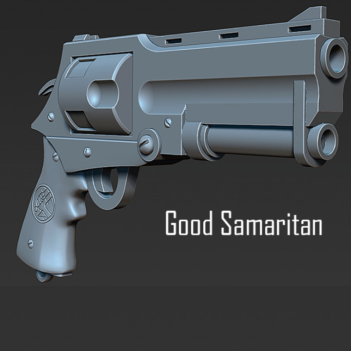 3D Printable Hellboy - Good Samaritan and Classic Revolver (FREE) by ...