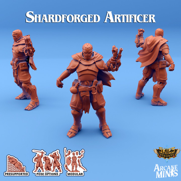 Téléchargement Shardforged Artificer - Cin'dar Navy par Arcane Minis