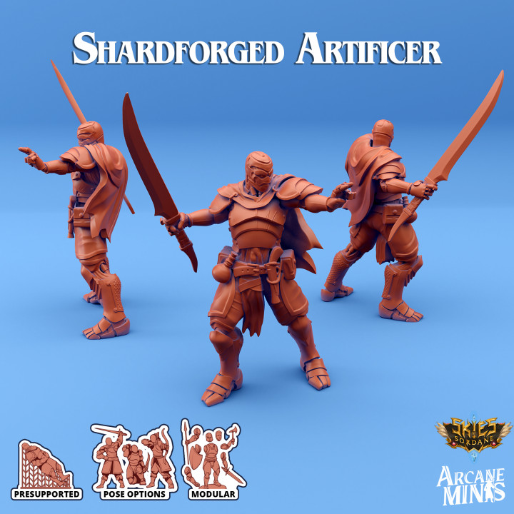 Téléchargement Shardforged Artificer - Cin'dar Navy par Arcane Minis