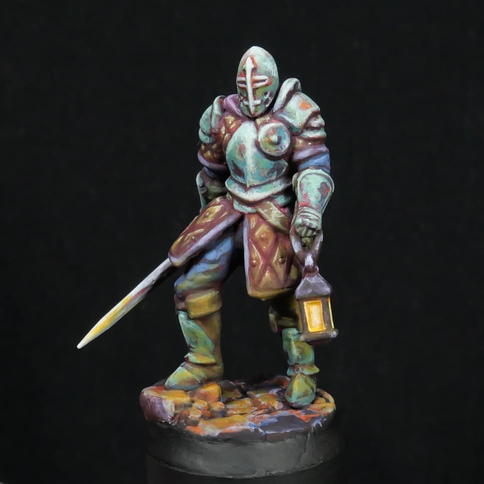 3D Printable Adventurer - Male Fighter by Tri Fin Studio