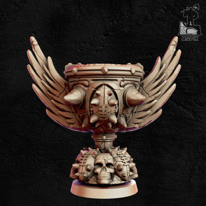 3D Printable Blood Bowl Trophies or Marker by MGpix