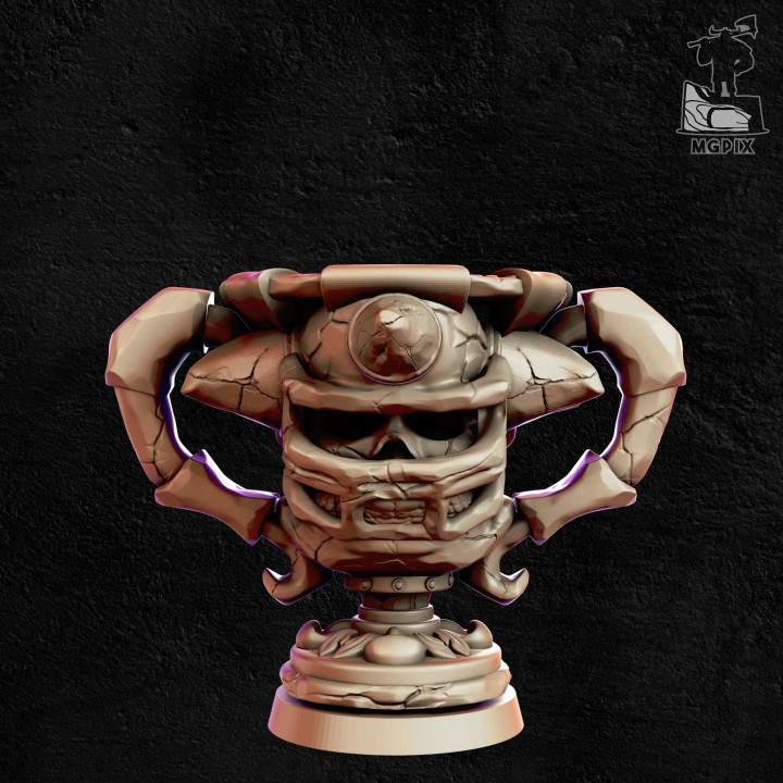3D Printable Blood Bowl Trophies or Marker by MGpix