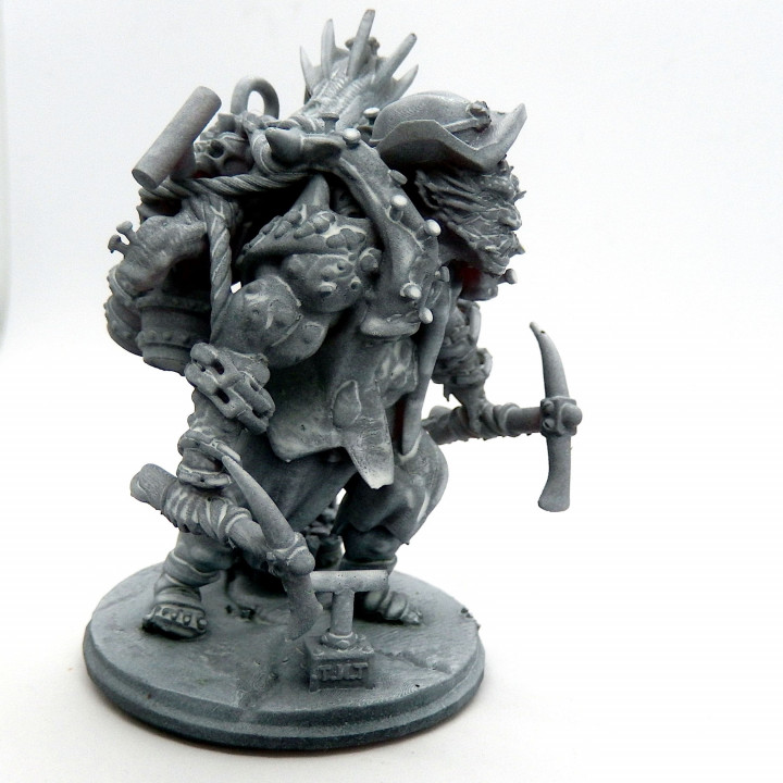 3D Printable Cave troll and Cave Troll Prospector Large Creatures ...