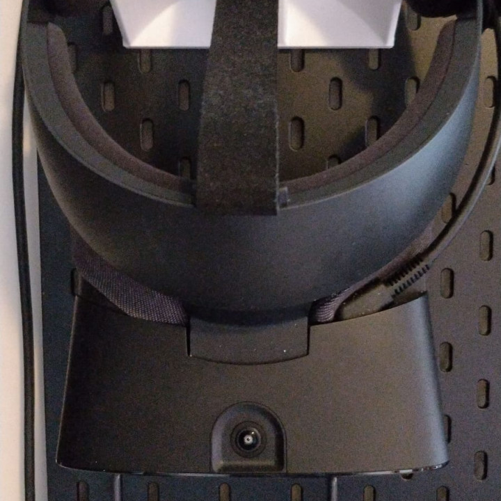 3D Printable Oculus Rift S headset mount - IKEA Skadis by Enzo Evers