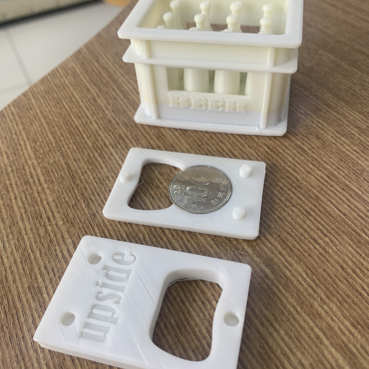 3D Printable Beer-box-opener(Korean 100won coin) by 이병호