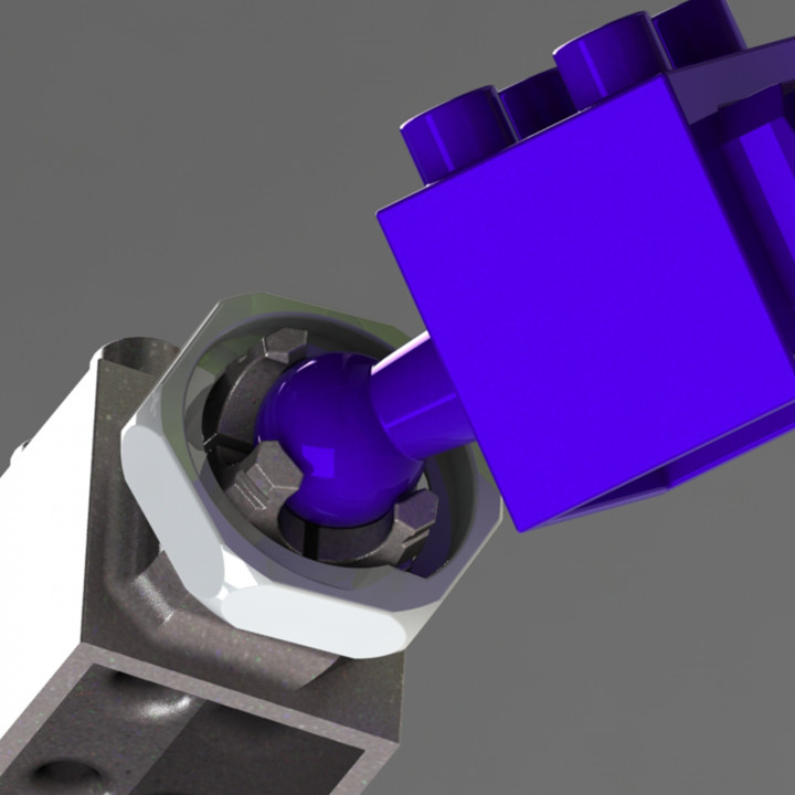 3D Printable dynamic lego- free serie by saeed youhannae