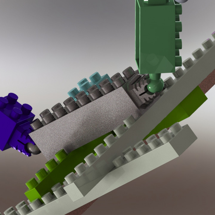 3D Printable dynamic lego- free serie by saeed youhannae